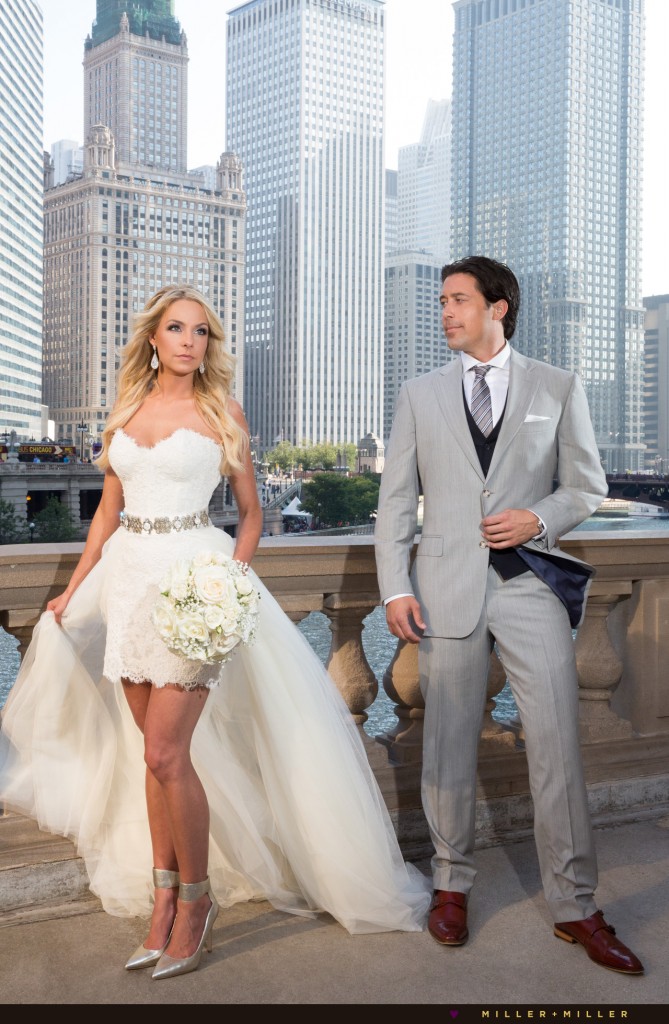 Natalie + Ed Swiderski Tribune Tower Chicago Wedding Photographer ...